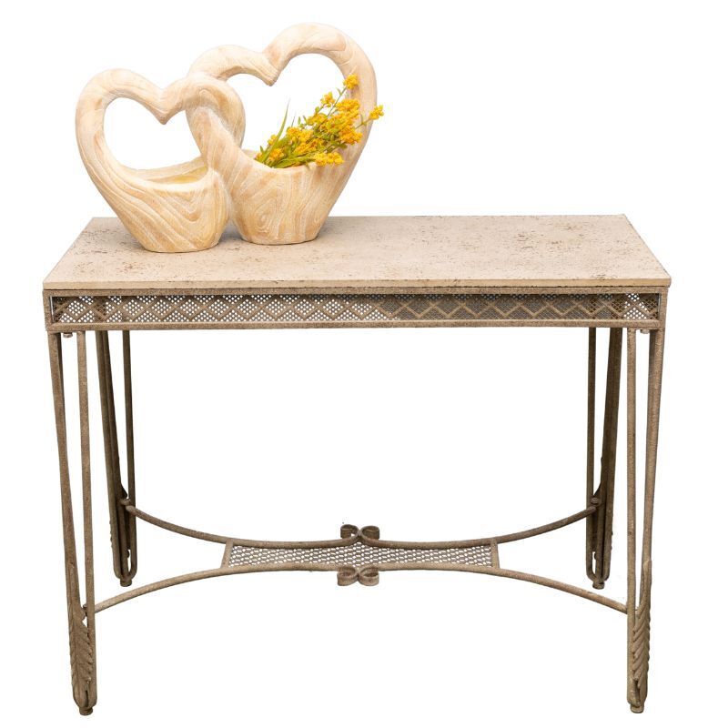 Willow & Silk Vintage Style French Country Console Table 118x40x75cm