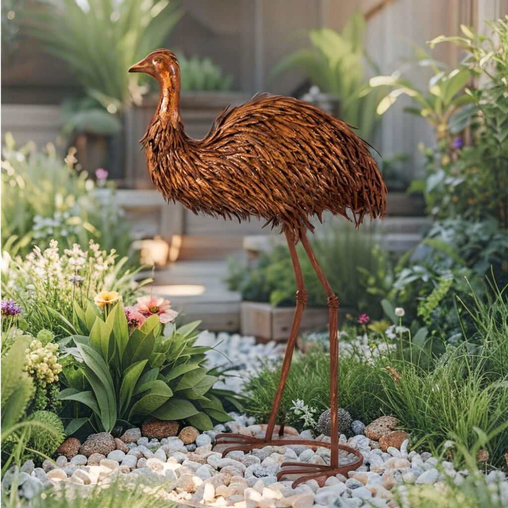 Willow & Silk Emu Garden Ornament