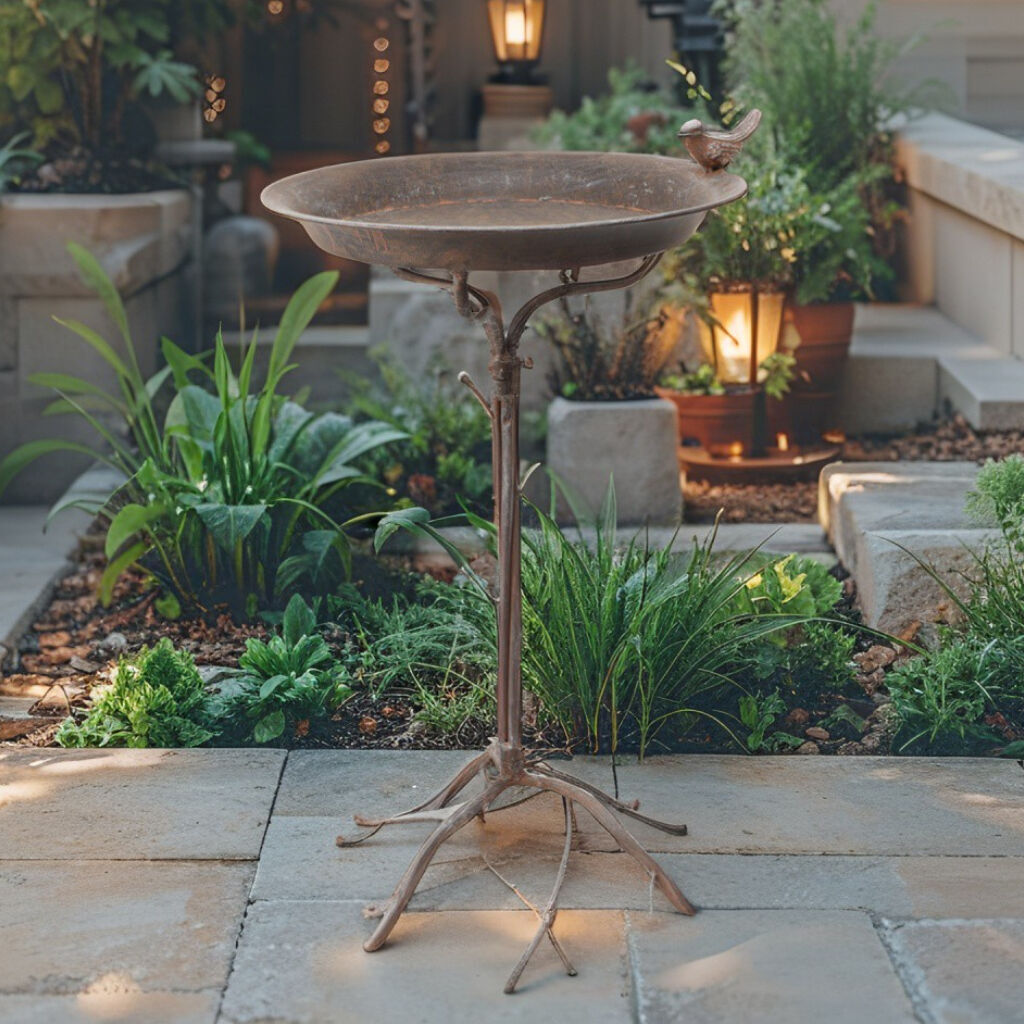 Willow & Silk Branched Standing Bird Feeder - Willow & Silk