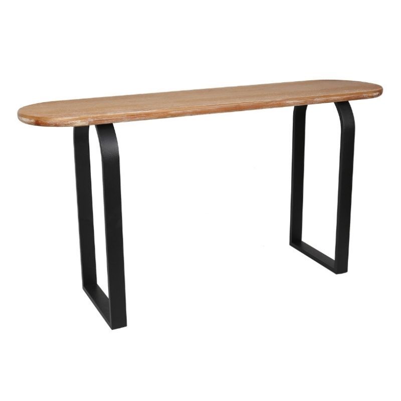 Willow & Silk 160cm Contemporary Oval Console Table 160x40x80cm
